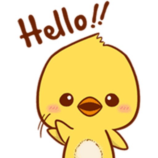Sticker Maker - pollito