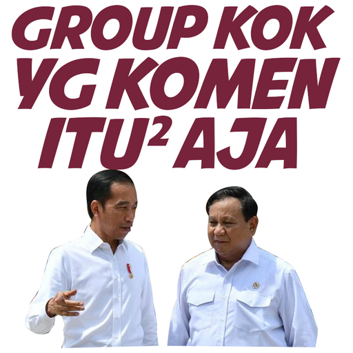 Sticker Maker - Prabowo Jokowi