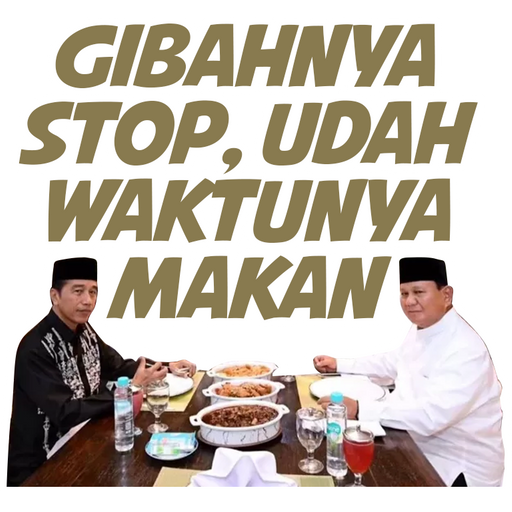 Sticker Maker - Prabowo Jokowi