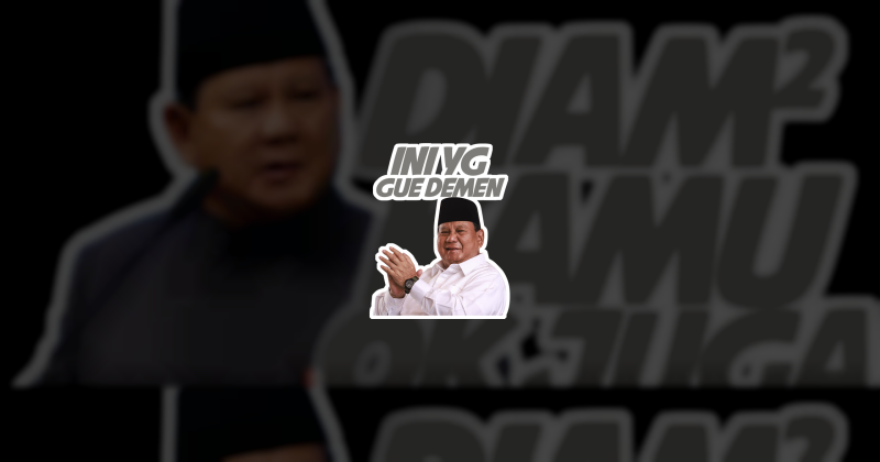 Sticker Maker - Prabowo Subianto
