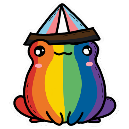 Sticker Maker - Pride Frogs