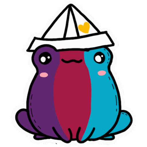 Sticker Maker - Pride Frogs
