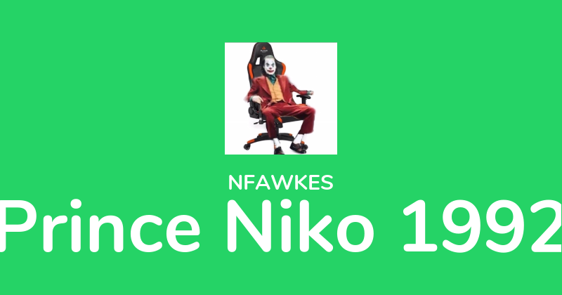 Sticker Maker - Prince Niko 1992