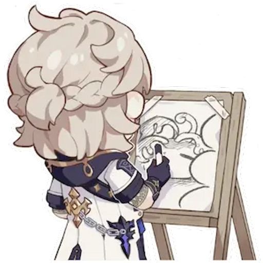 Sticker Maker - Genshin Albedo