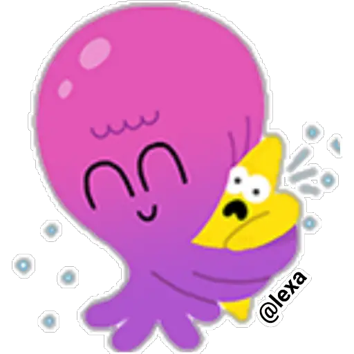 Sticker Maker - Purple Pulpo