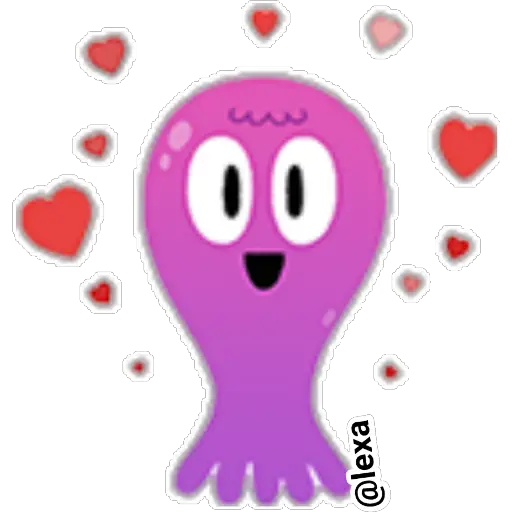 Sticker Maker - Purple Pulpo