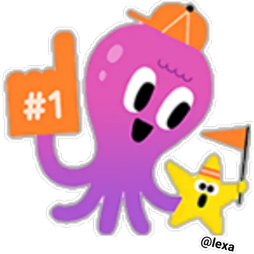 Sticker Maker - Purple Pulpo