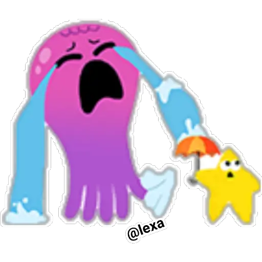 Sticker Maker - Purple Pulpo