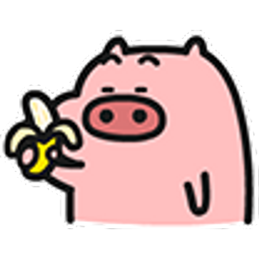 Sticker Maker - Quby Pig - Sticker 2