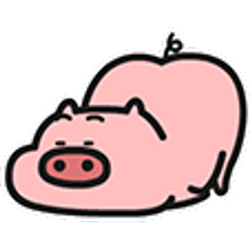 Sticker Maker - Quby Pig - Sticker 2