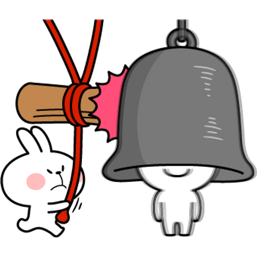 Sticker Maker - Rabbit + Smile Comic Duo