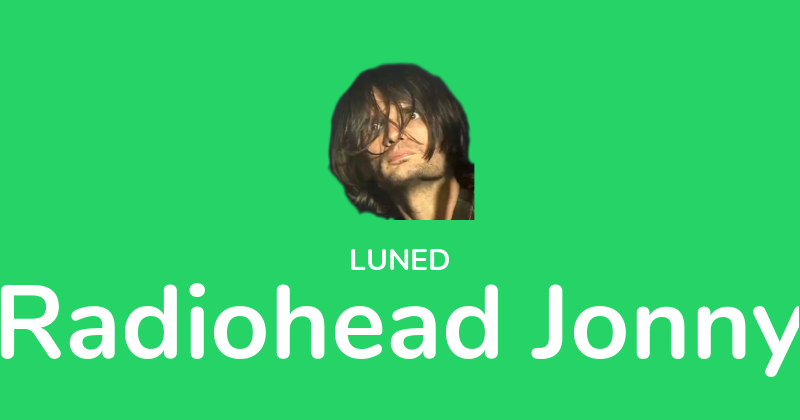 Sticker Maker - Radiohead Jonny