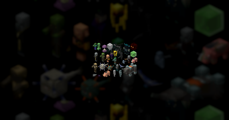 Sticker Maker - random minecraft mobs