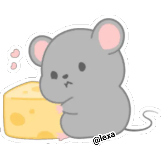 Sticker Maker - Ratón Grey