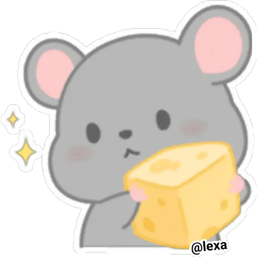 Sticker Maker - Ratón Grey