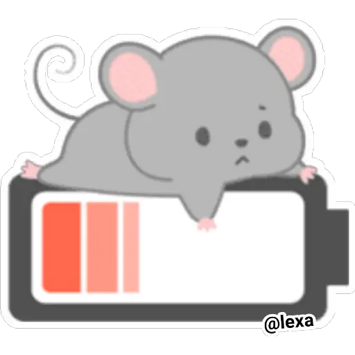 Sticker Maker - Ratón Grey