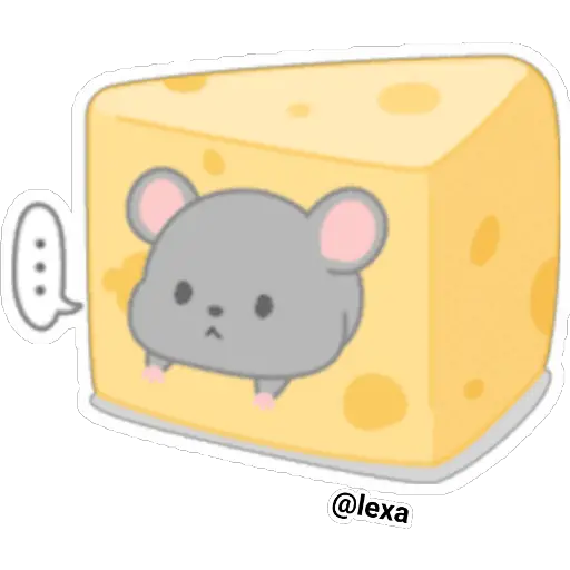 Sticker Maker - Ratón Grey