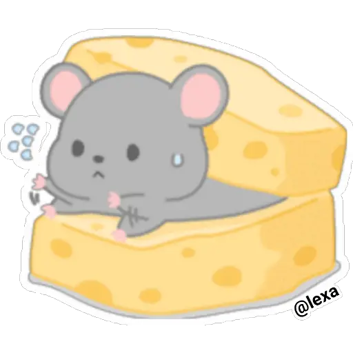 Sticker Maker - Ratón Grey