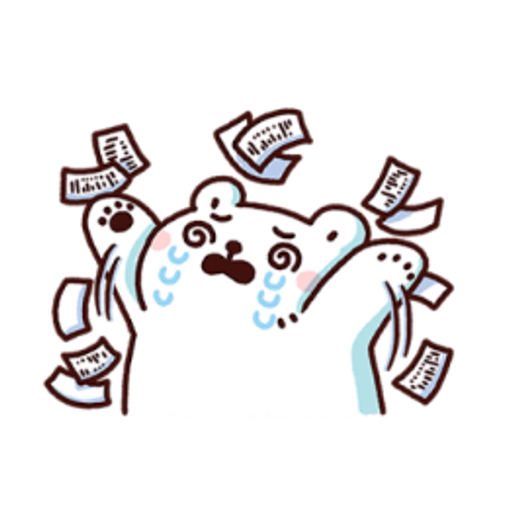 Sticker Maker - Receipt Bear