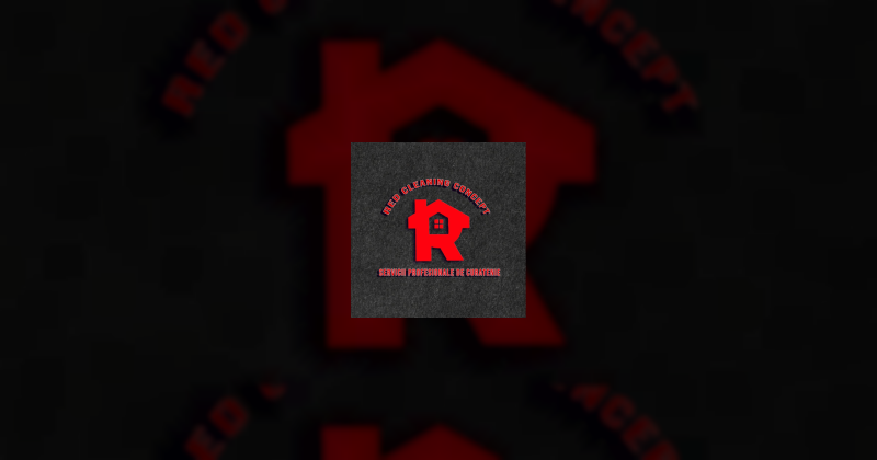 Sticker Maker - RED CLEANING CONCEPT