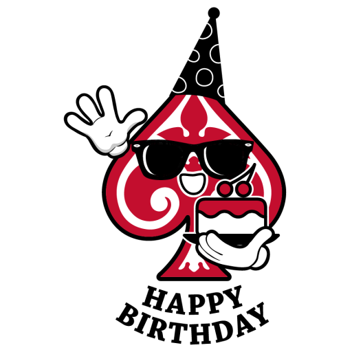 Sticker Maker - Red Spade Sticker Pack