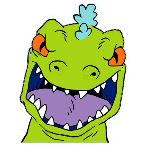 Sticker Maker - Reptar & Carlitos (Rugrats)