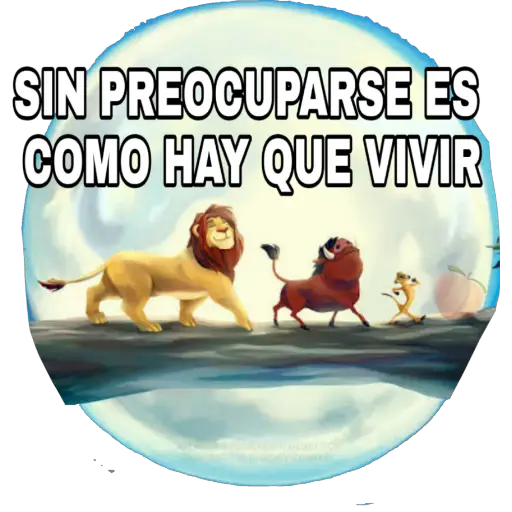 Sticker Maker - Rey León 1