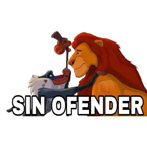 Sticker Maker - Rey León 1