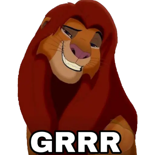 Sticker Maker - Rey León 1