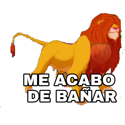Sticker Maker - Rey León 1