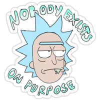Sticker Maker Rick And Morty Su