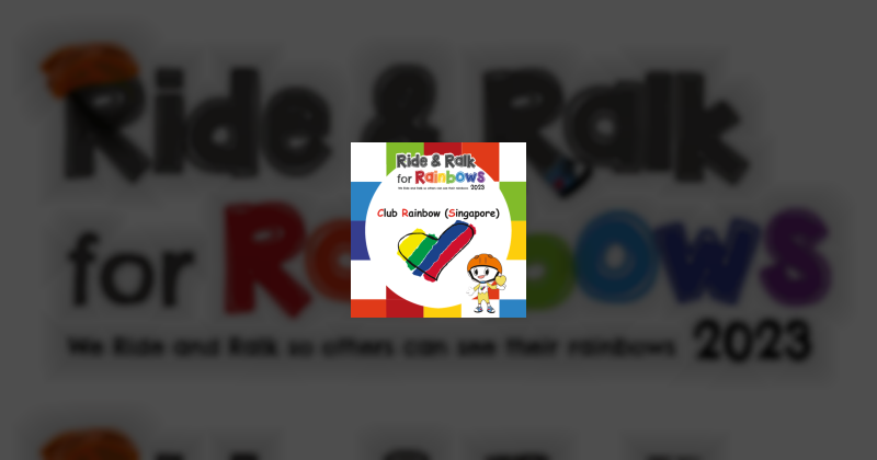 Sticker Maker - Ride & Ralk for Rainbows 2023