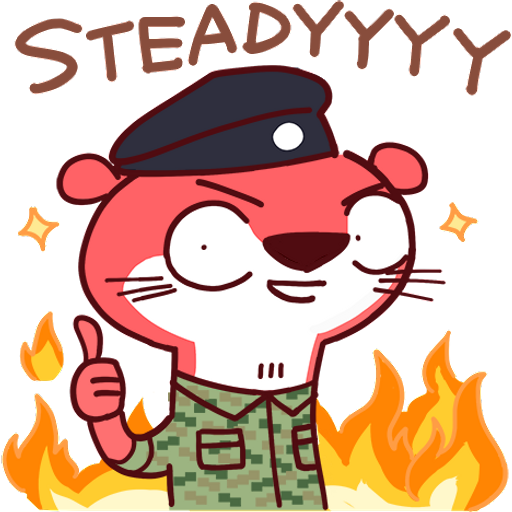 Sticker Maker - Robert the Otter x SAF