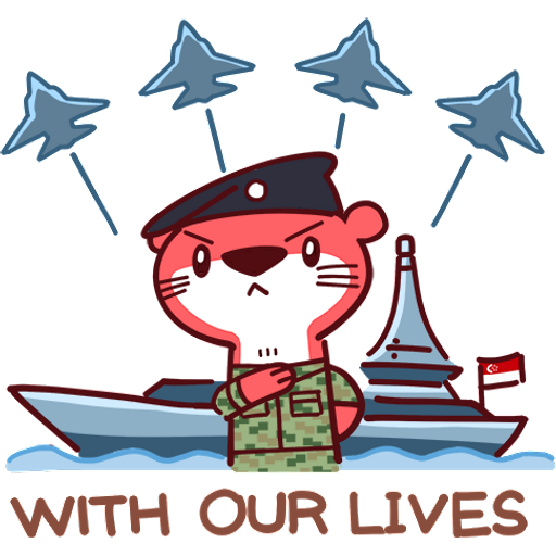 Sticker Maker - Robert the Otter x SAF