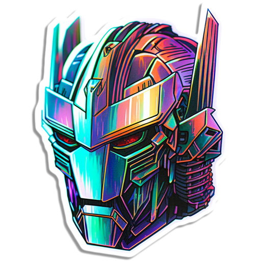 Sticker Maker - Robot heads - sticker pack