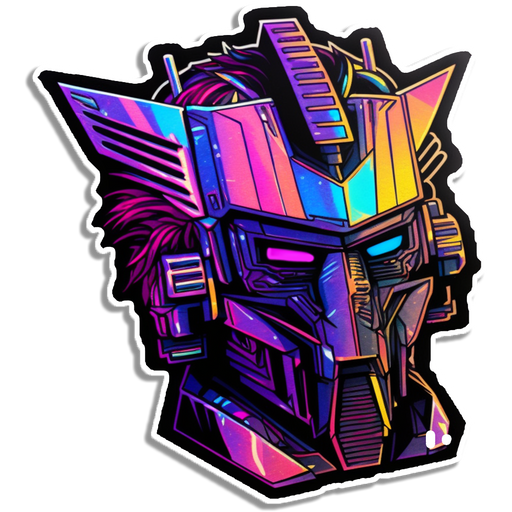 Sticker Maker - Robot heads - sticker pack