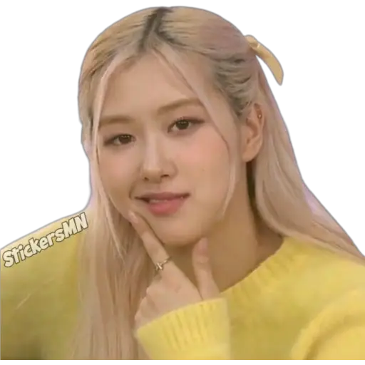 Sticker Maker - Rose-Blackpink