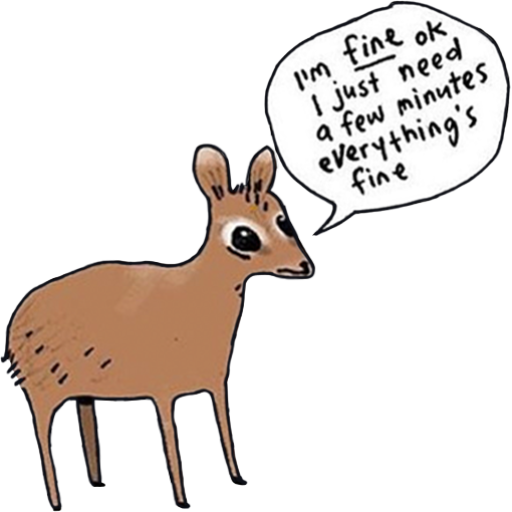 Sticker Maker - Sad Animals