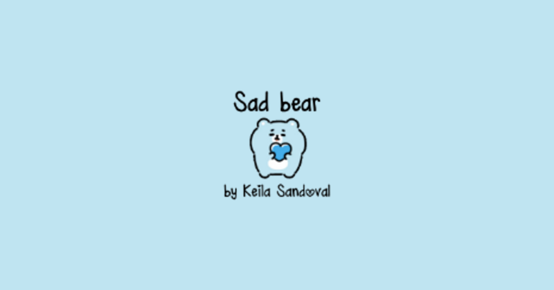 Sticker Maker - Sad bear (Mov)