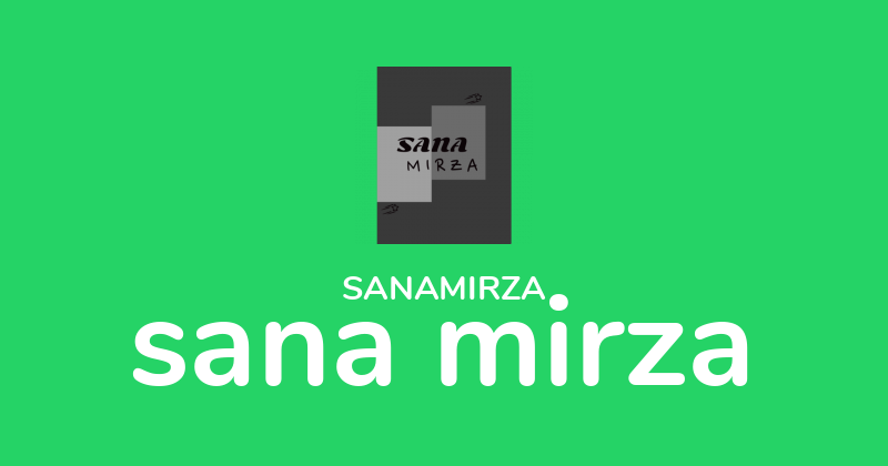 Sticker Maker - sana mirza