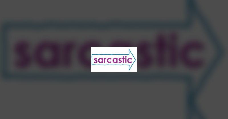 Sticker Maker - SARCASTIC