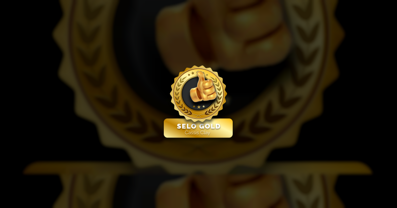 Sticker Maker - Selo Gold Cassis Clay