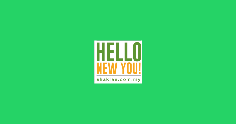 Sticker Maker - Shaklee - Hello New You - July 2022
