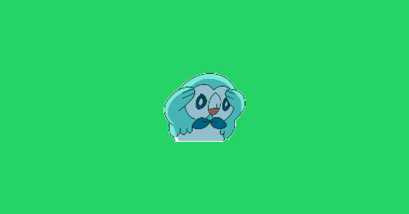 Sticker Maker - Shiny Rowlet Stickers