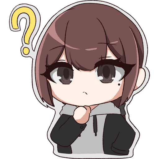 Sticker Maker - Shiro Asanai Original Sticker