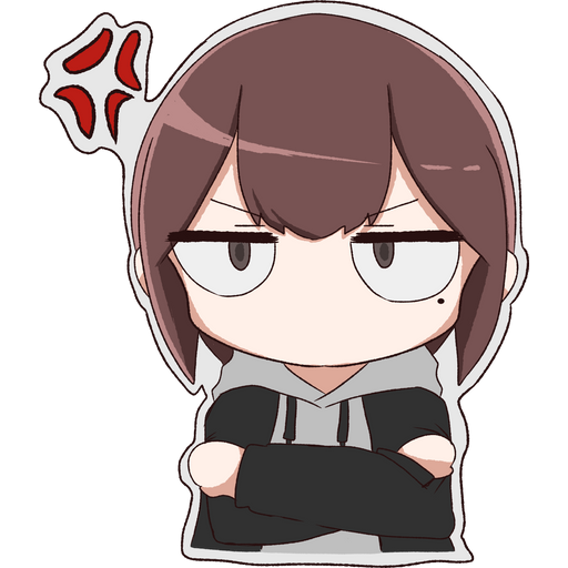 Sticker Maker - Shiro Asanai Original Sticker