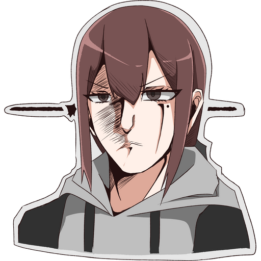 Sticker Maker - Shiro Asanai Original Sticker