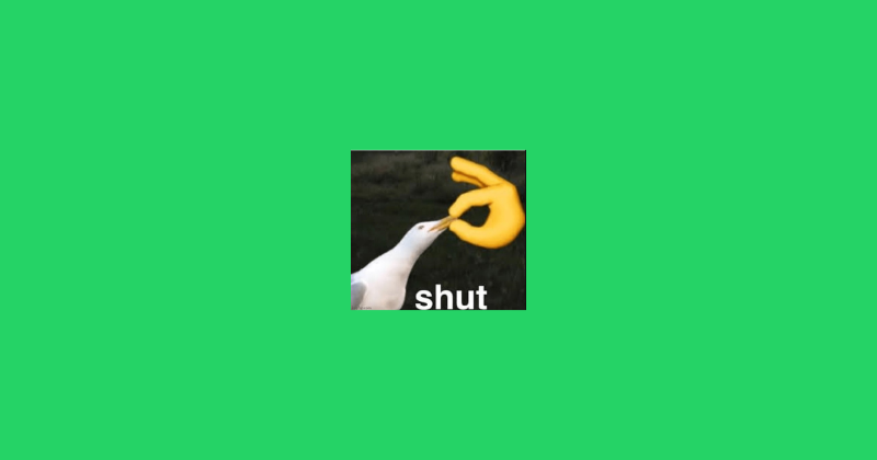 Sticker Maker - Shut up