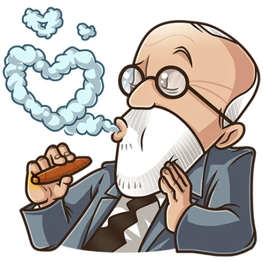 Sticker Maker - Sigmund Freud