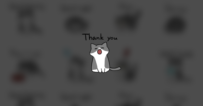 Sticker Maker - Silver and white cat